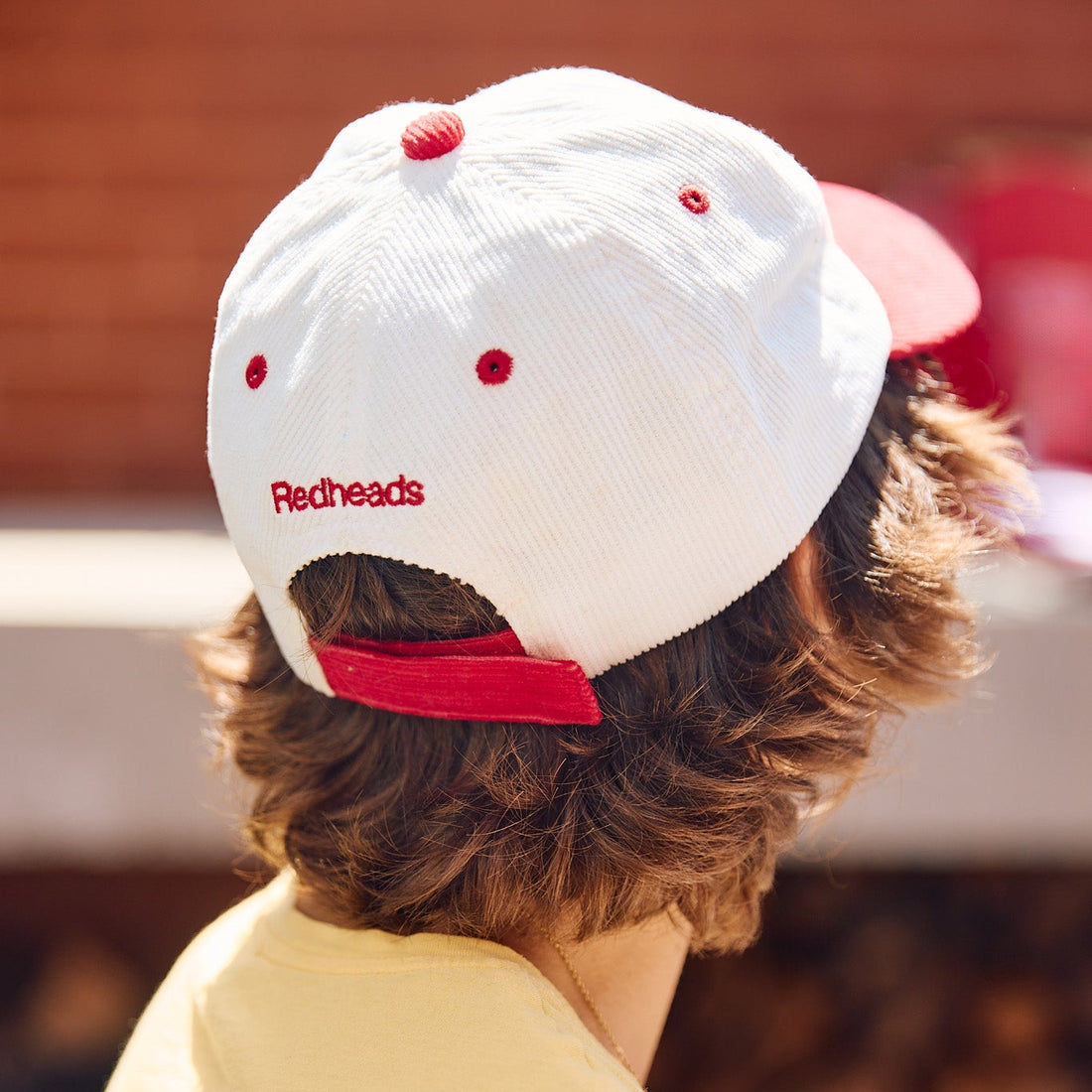Redheads® Corduroy Dad Cap – Two-Tone Adjustable Hat – Redheads Australia