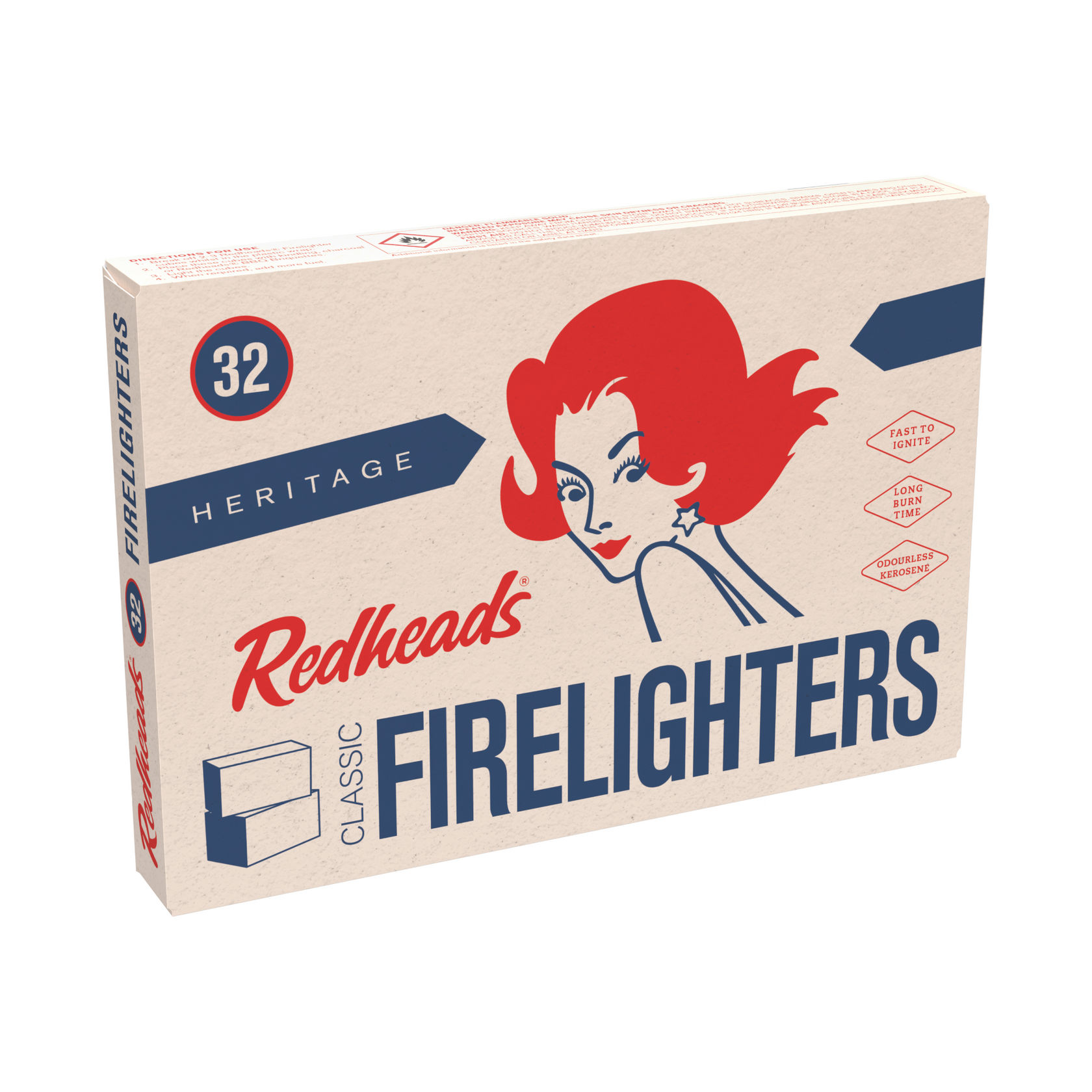 Redheads® Classic Firelighters – Quick & Steady Ignition | Multiple ...